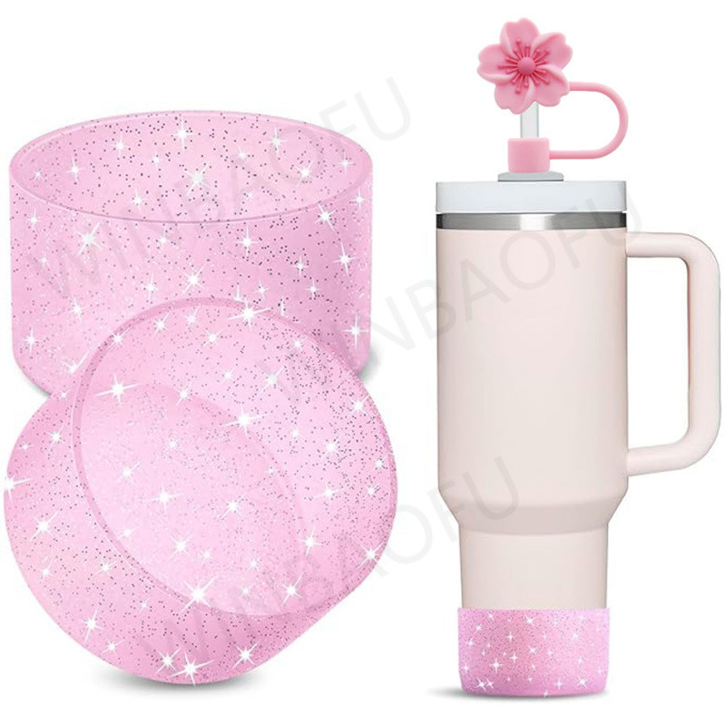 owala boot 24oz Glitter Bling Silicone Boot for Stanley Cup 20 oz 30 oz ...