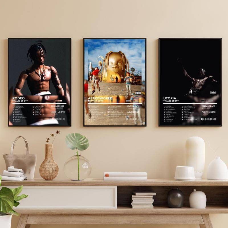 Travis Scott Album Cover Poster Rapper Posters Hip Hop Poster Album ...