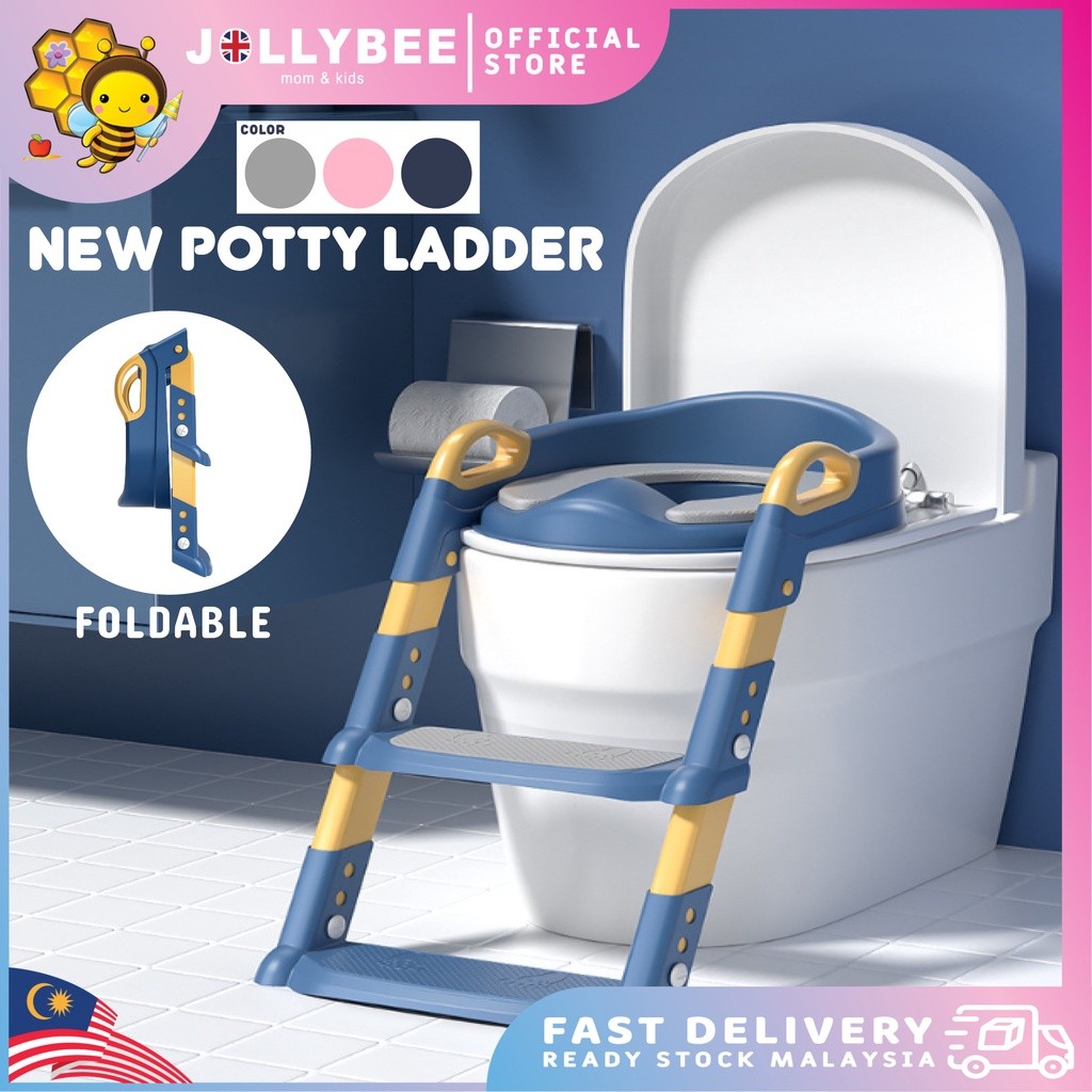 Foldable Potty Seat Training Adjustable Potty Toilet Bowl Seat with ...