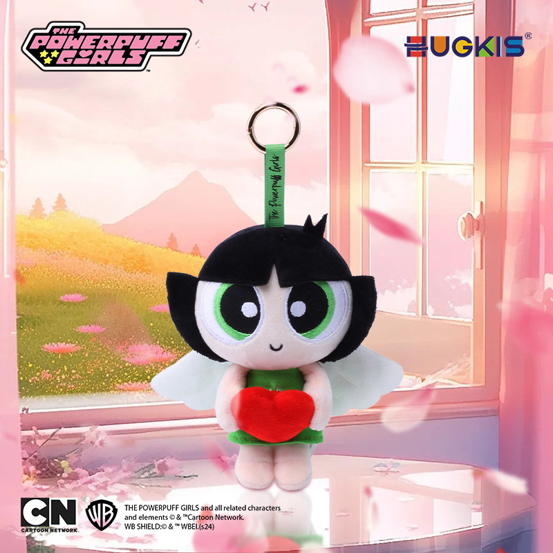 Hugkis Powerpuff Girls Angel Style Plush Pendant Cute Little Doll Plush ...