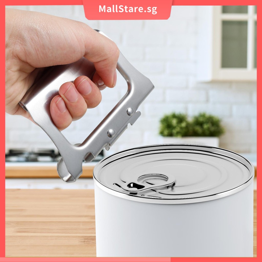 3Pcs Can Opener Ergonomic Manual Bottles Opener Stainless Steel Jar Opener Heavy Duty Can Opener ...
