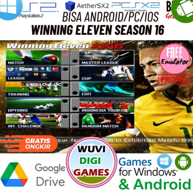 Selling PS2 Winning Eleven Season 16 Games | Can be used on PC ...