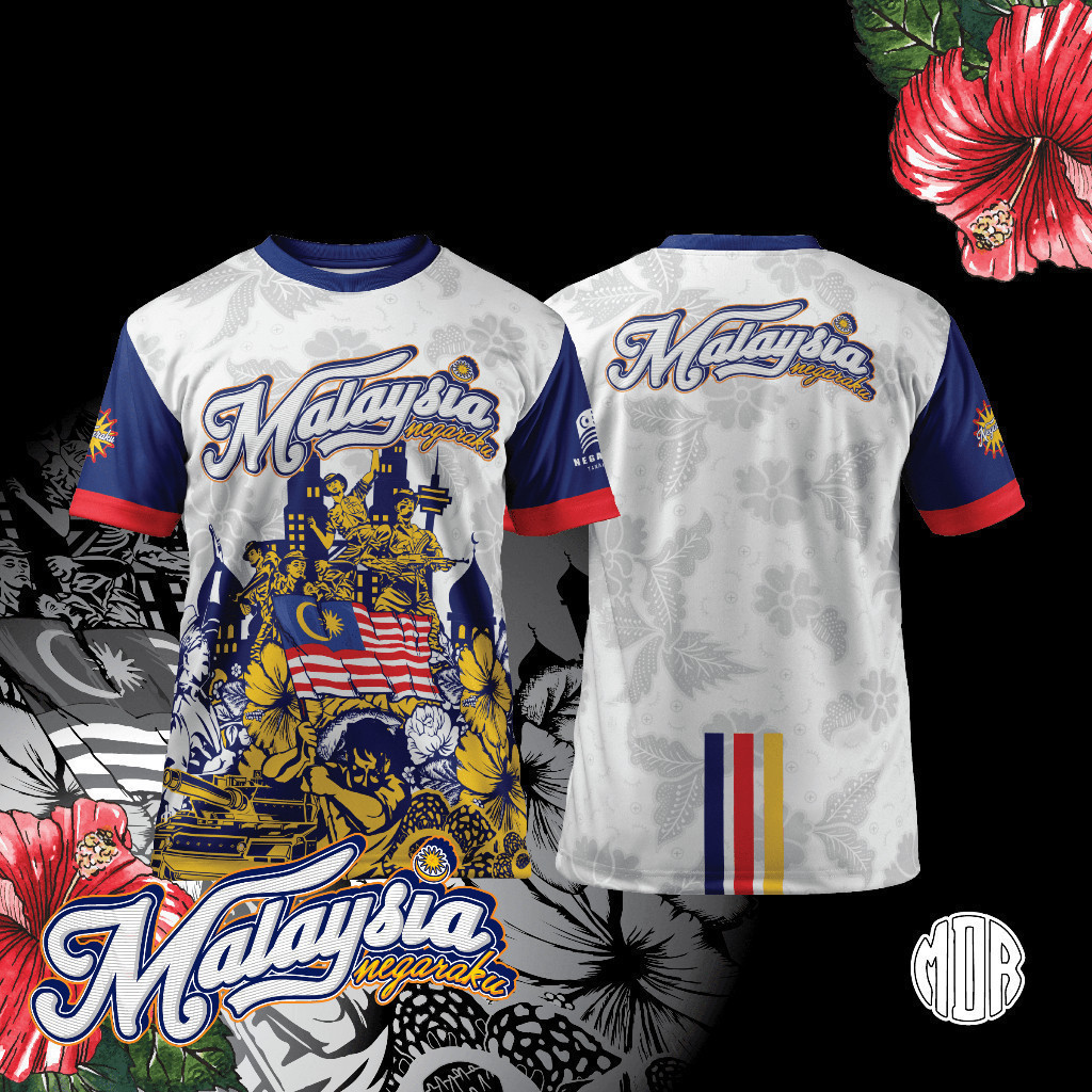fashion T-Shirt 2024 Sublimation Malaysia Merdeka [UNK] Tshirt Merdeka ...