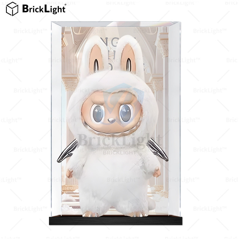 BrickLight™ ️Transparent Acrylic Display Box for Angel labubu zimomo ...