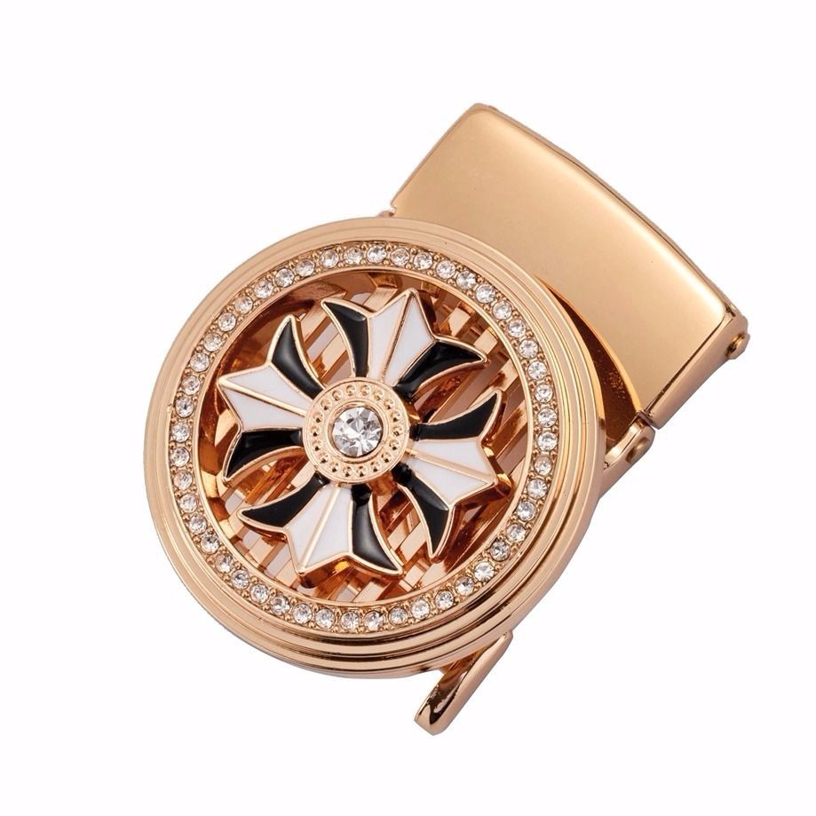 Rotating Belt Buckle Alloy Automatic Buckle cm Diamond-studded Fashion ...