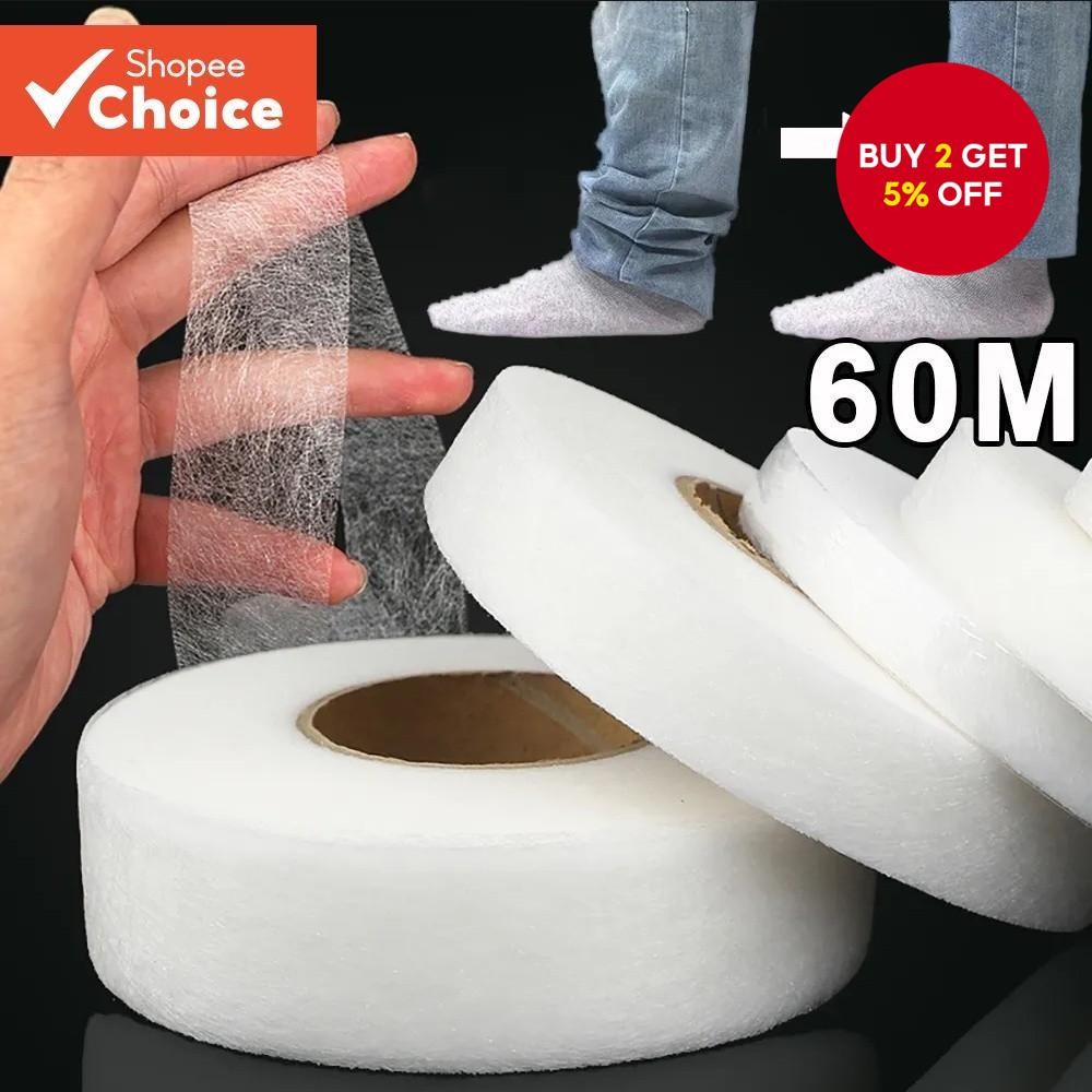 60M Double-Sided Hot Melt Adhesive Mesh Film Strip Non-Woven Lining for ...