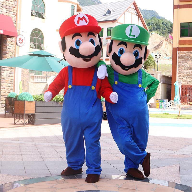 Mario Costume cosplay Men's Clothing Super Mario cos Clothing | Shopee ...