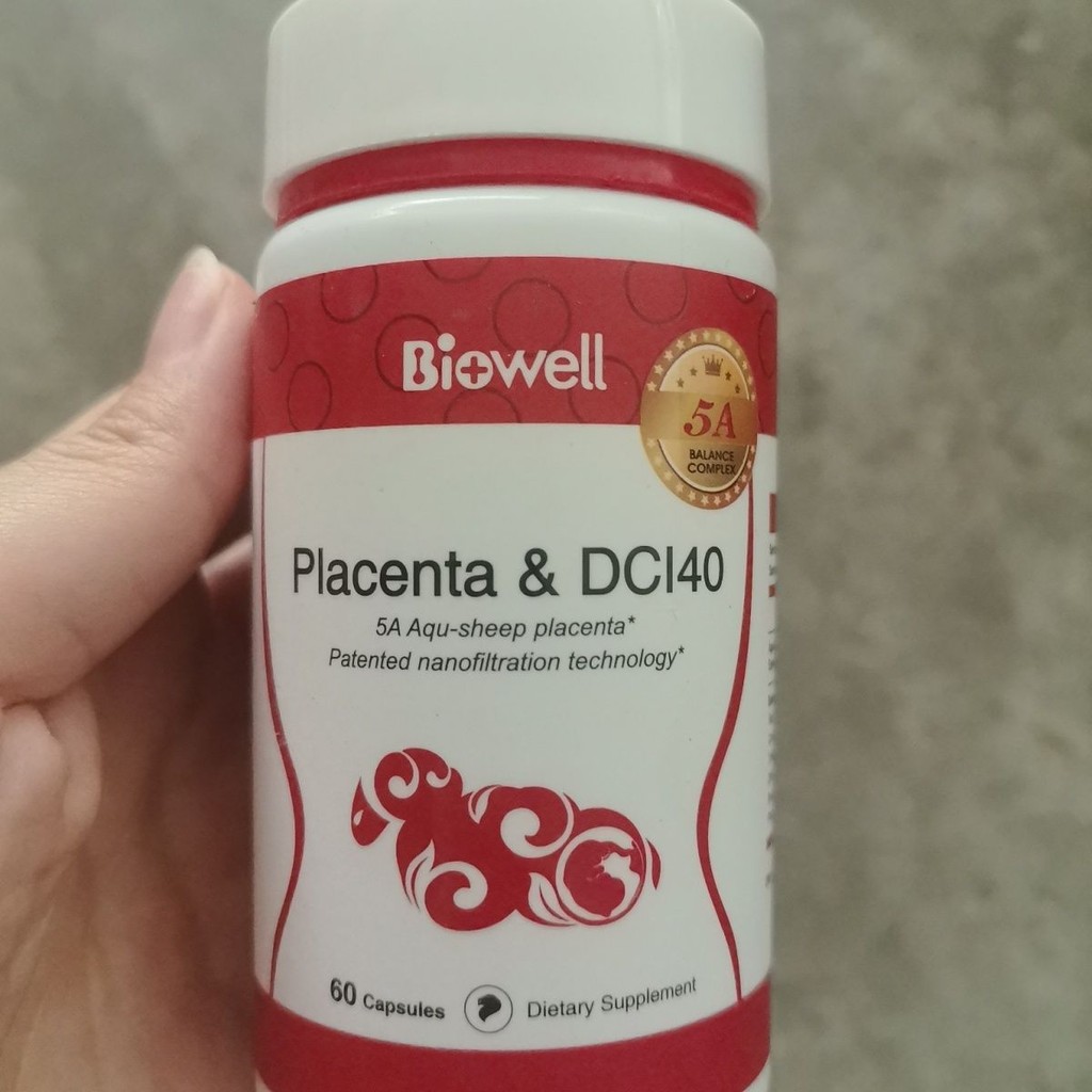 Singapore Biowell Sheep Placenta Capsules Female Nutrition Internal ...