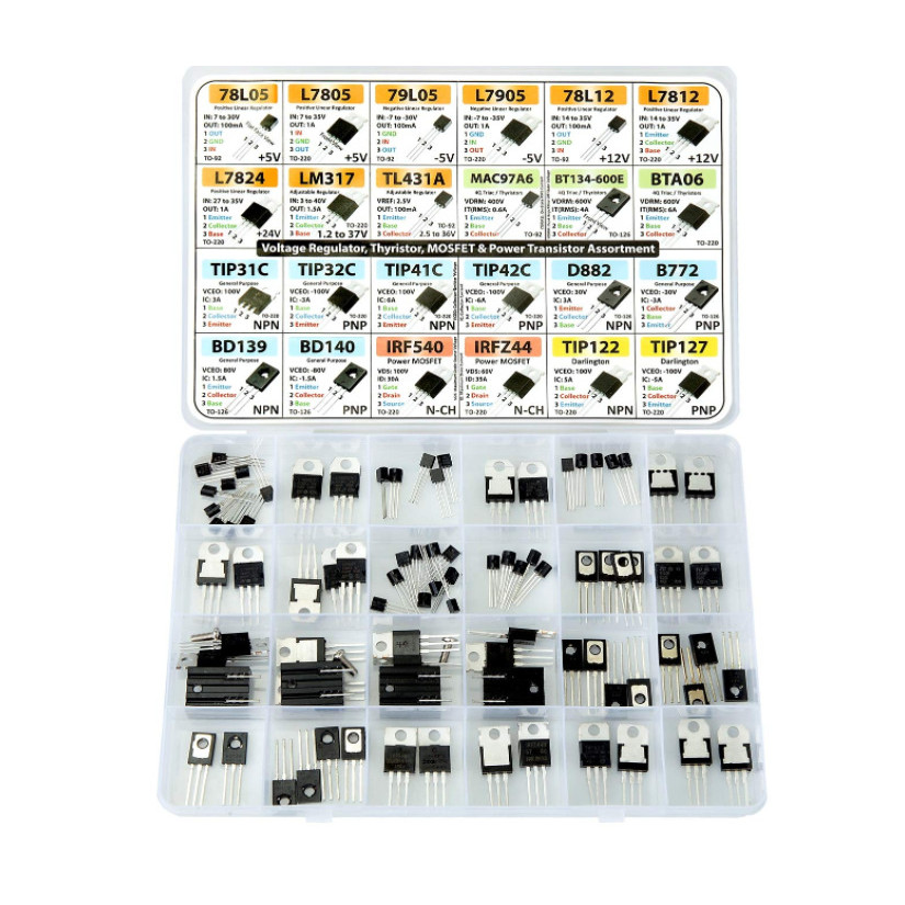 82Pieces=24Power Transistor MOSFET Thyristor and Voltage Regulator ...