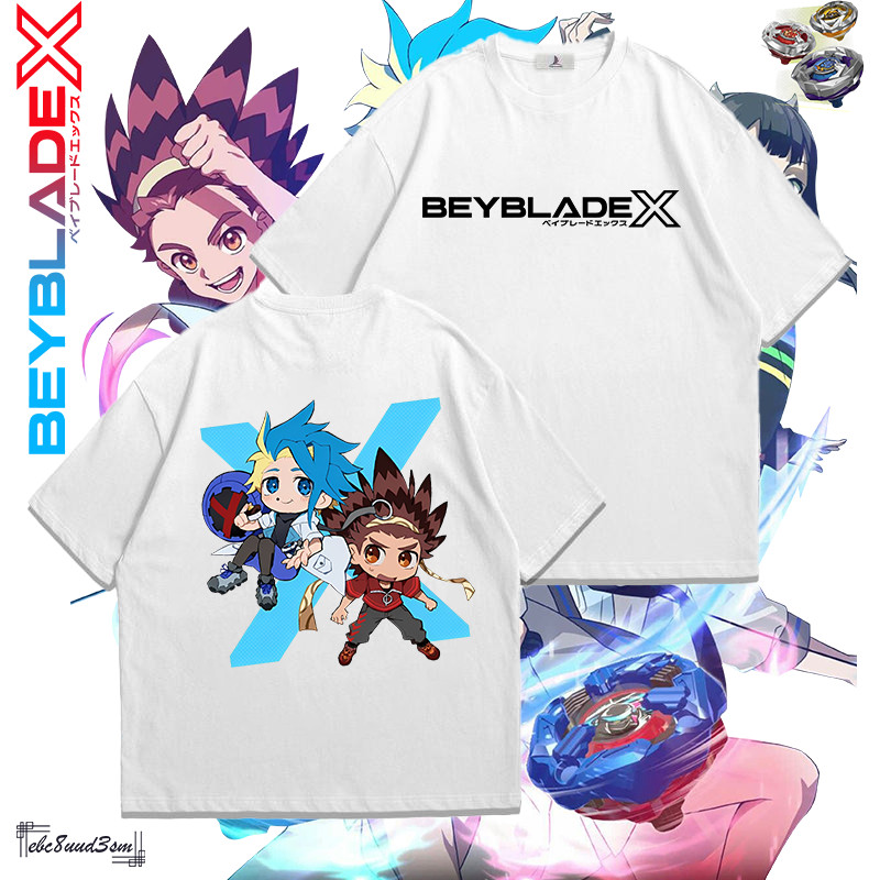 New Beyblade X Kazami Bird Multi-Color Cotton T-Shirt Cool Robin ...
