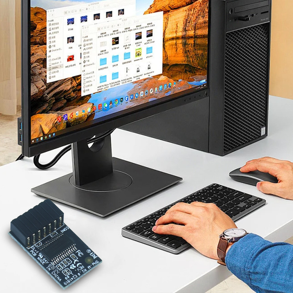 TPM-M R2.0 TPM Module 14-1Pin Trusted Platform (TPM) Module for Asus ...