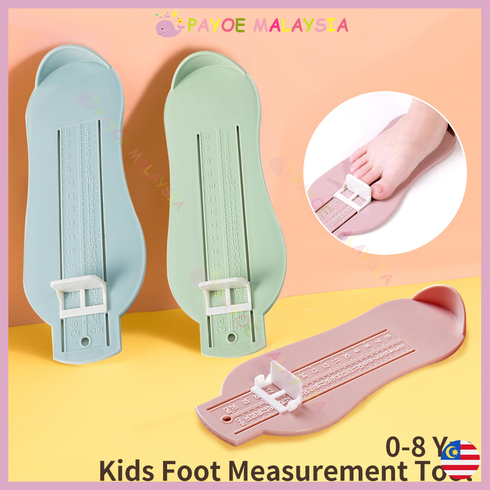 Payoe Baby Foot Measure Ruler Kids Foot Measurement Tool Kids Feet ...