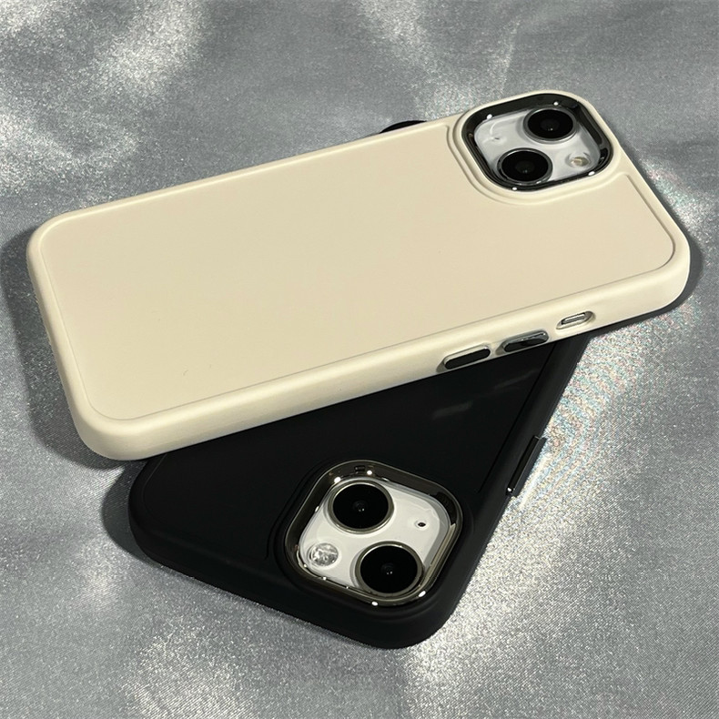 Simple Solid Color Case For iPhone 16 15 14 13 12 11 Pro Max XR XS X ...