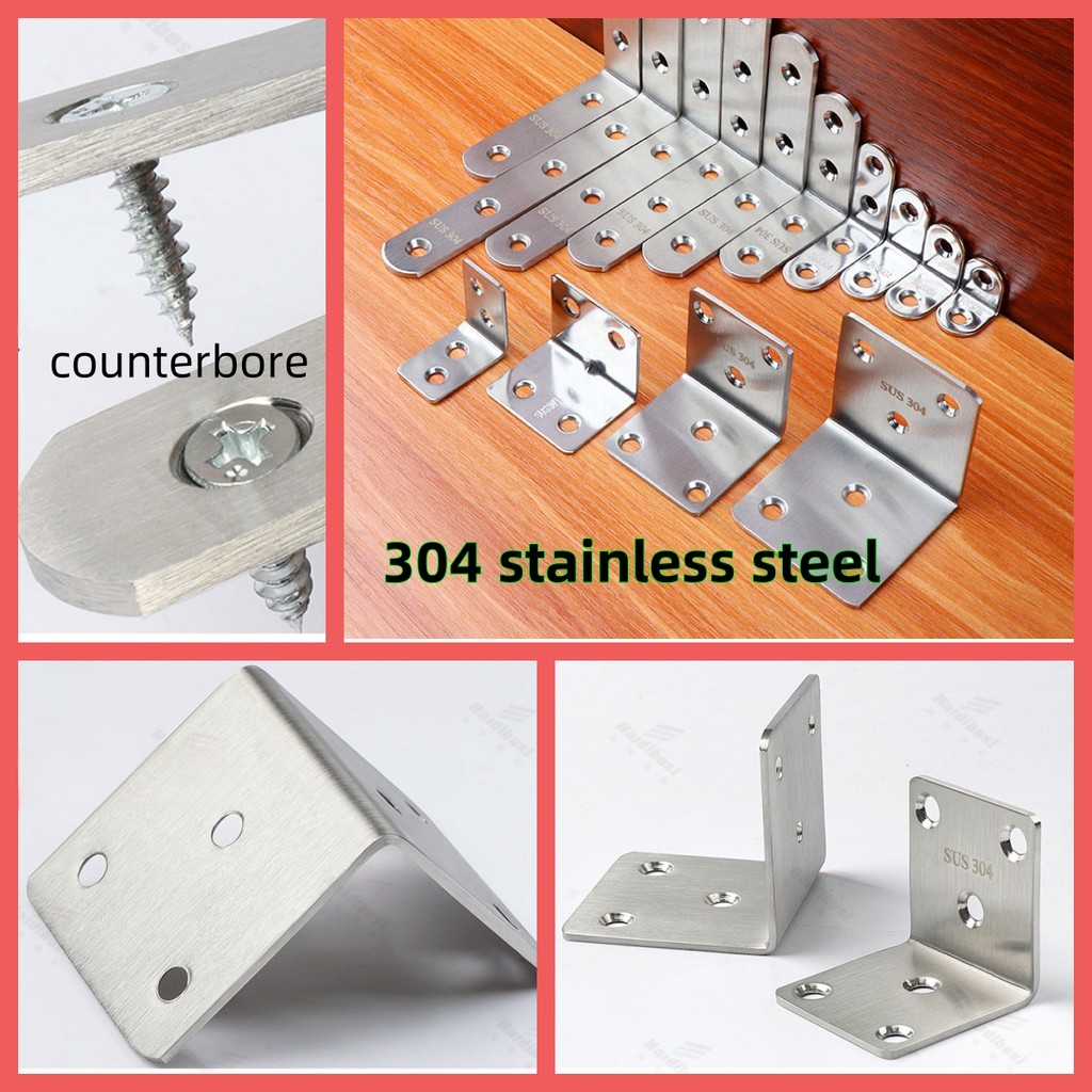 L-Shape wide type 304 stainless steel corner connector/Corner Cleat ...