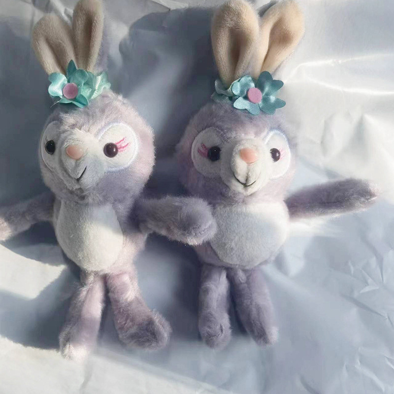 AGM Disney Stella Lou Rabbit Anime Pendant Keychain Cosplay Plush ...