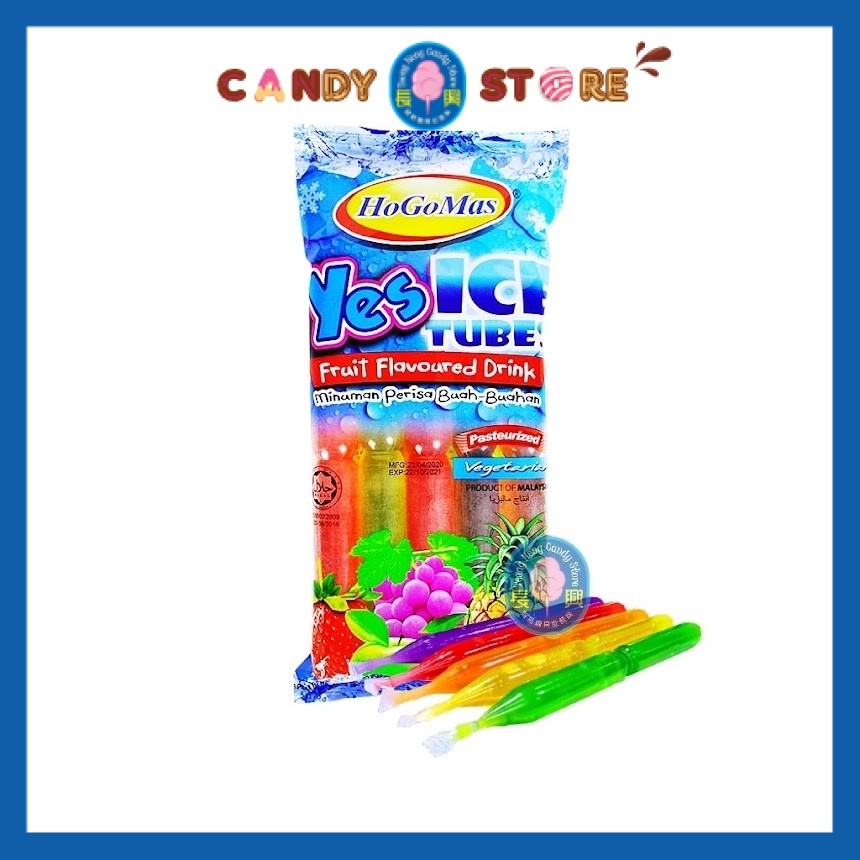 Hogomas Yes Ice Tube Ice Pop Fruit Flavored Drink Ais Pop Minuman ...
