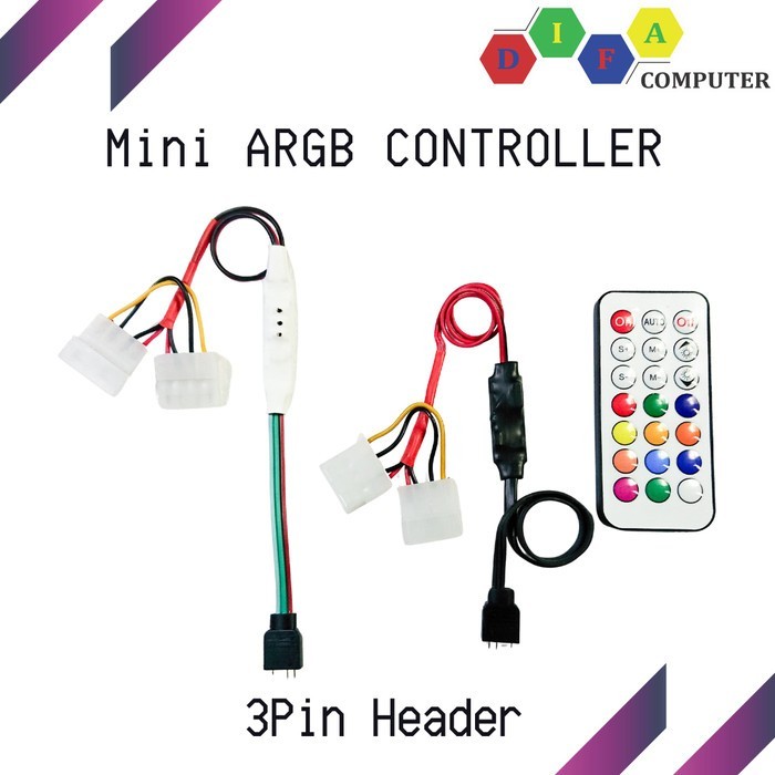 Controller LED ARGB Strip Molex 3 Pin 5V | Shopee Singapore