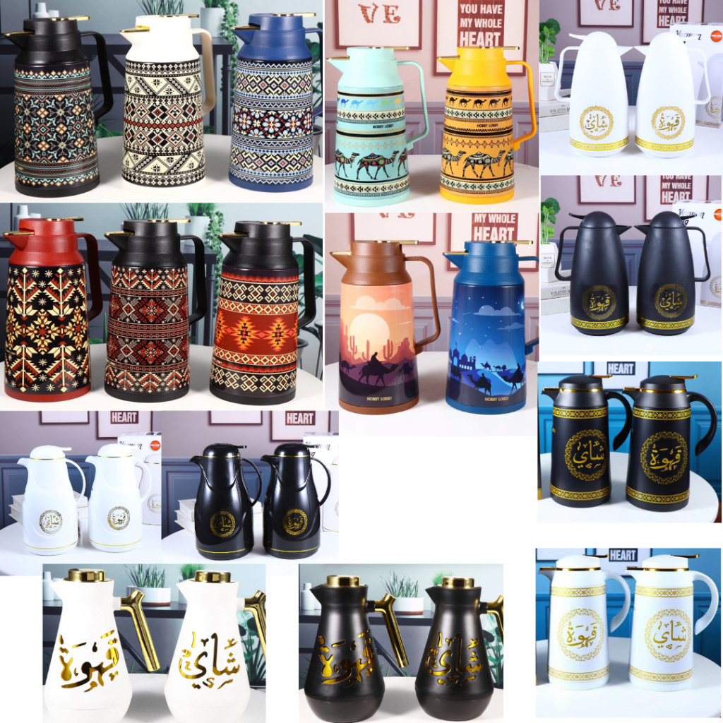 TERMOS Teapot / Thermos Vacuum Jug 1 Liter Hot and Cold Water Resistant ...