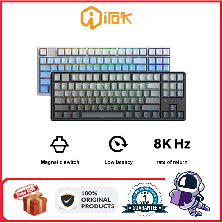Irok NA87 PRO Magnetic switch Hot swappable mechanical keyboard ...