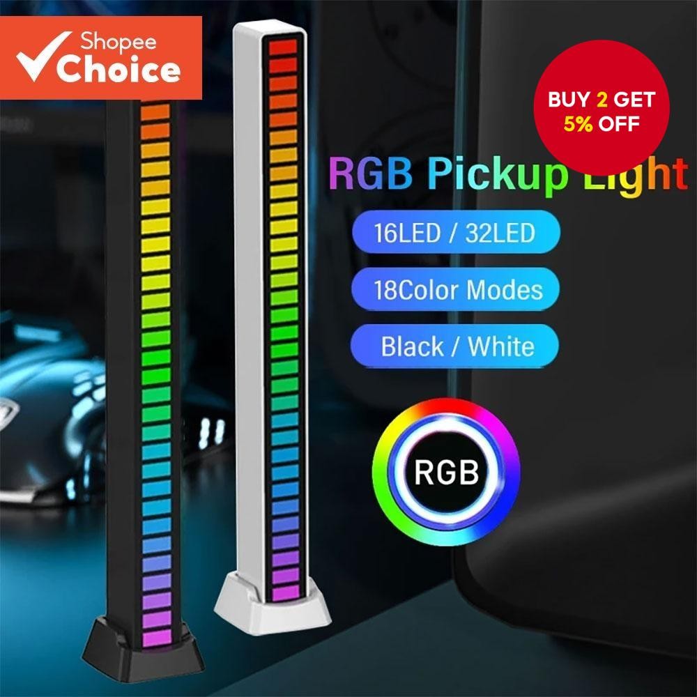 Led Sound Control Lights Rgb Pickup Lights Music Rhythm Atmosphere ...