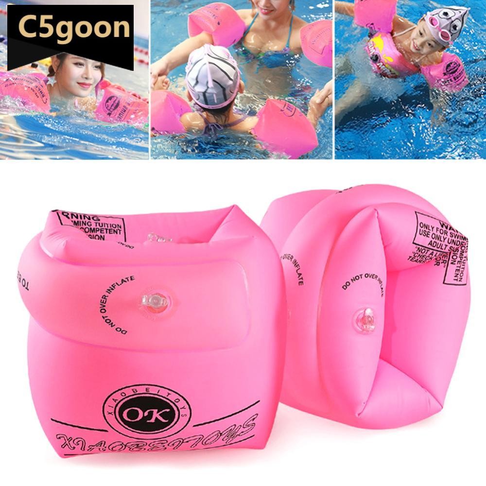 C5GOON 2Pcs Children Swimming Gear Arm Swimming Rings Inflatable Kids ...