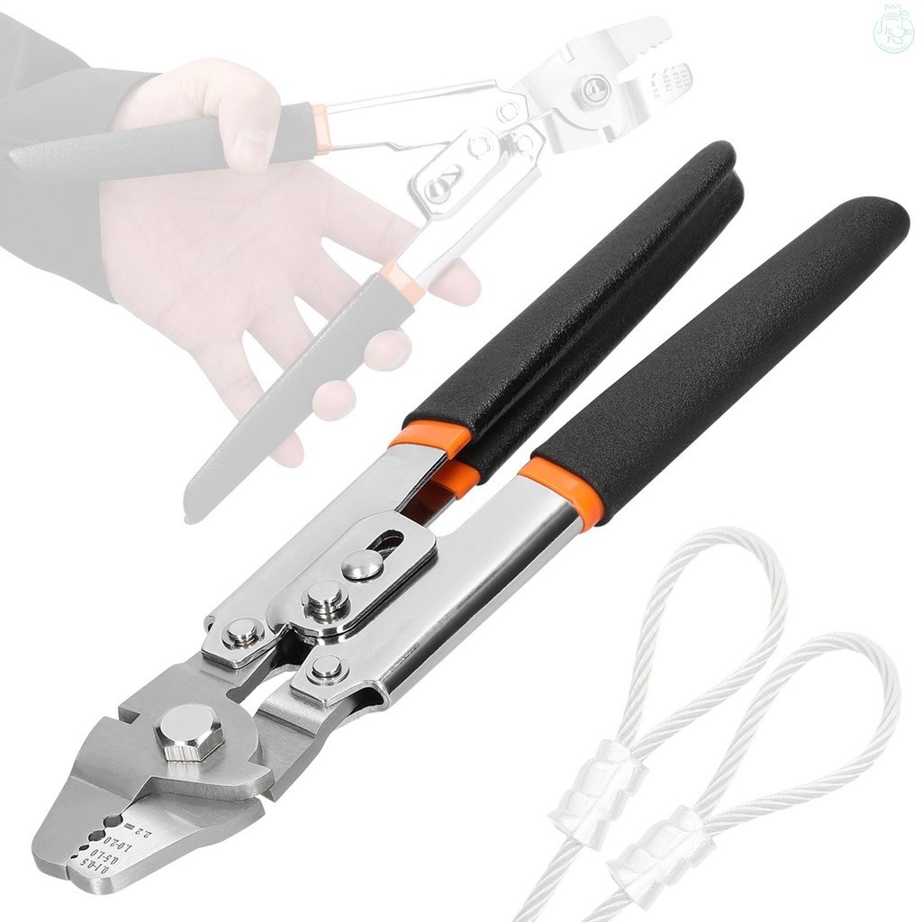 Portable Wire Rope Crimping Tool Clamp Plier Wire Rope Pressing ...
