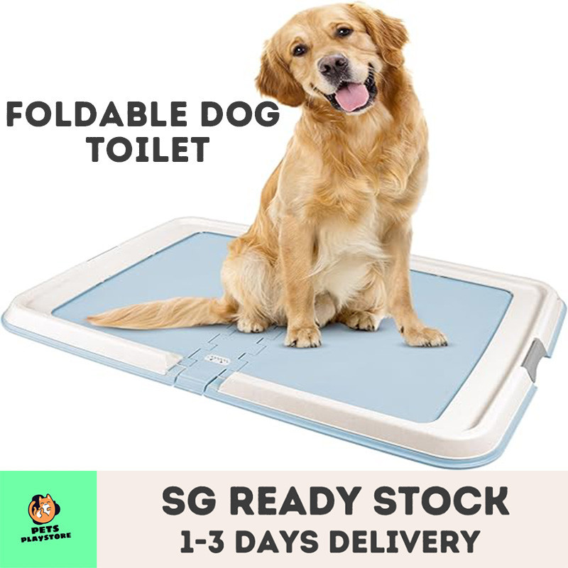 Dog Toilet Foldable Wall-mounted Large Potty Tray Anti-splash Pee ...