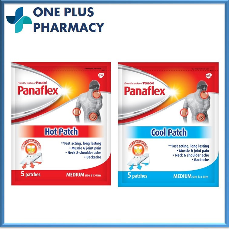 Panaflex Muscle & Joint Pain Relief Patch 5s / 10s [Hot Patch / Cold ...