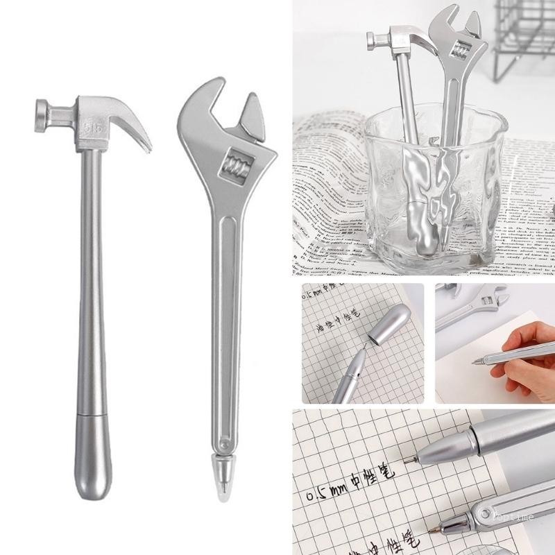 Top 10x 0 5mm Gel Pen Smooth Writing Pen Stationery Pen Hammer Shaped ...