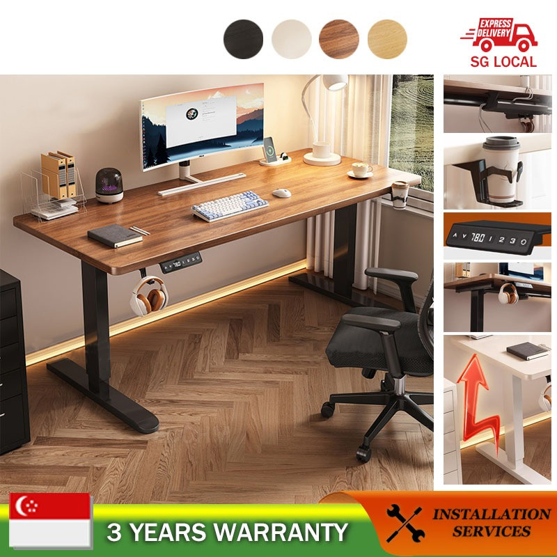 Adjustable Desk 80cm Adjustable Small House Standing Desk 3 Memory ...