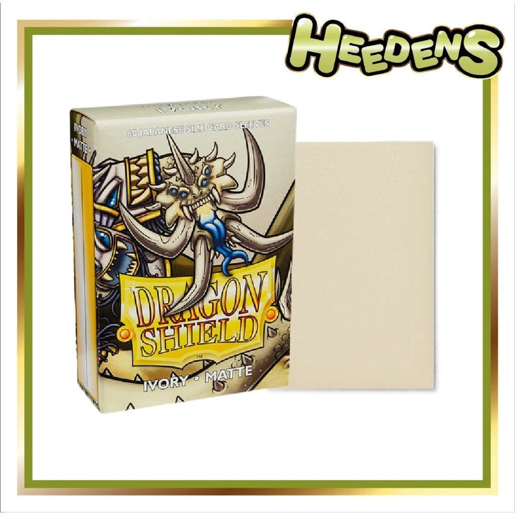Dragon Shield 60 - Deck Protector Sleeves - Japanese size Matte Ivory ...