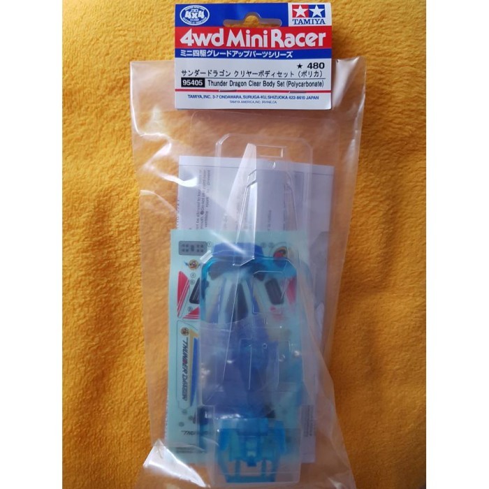 TAMIYA MINI 4WD THUNDER DRAGON PC CLEAR BODY TA95405 | Shopee Singapore