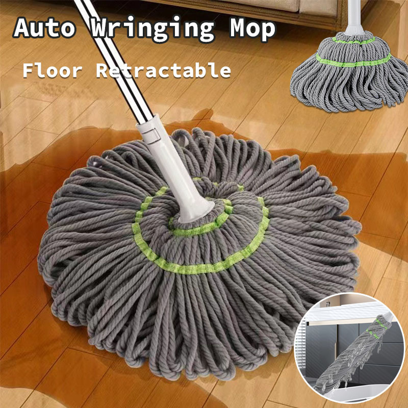 No Hand Washing Mop Auto Wringing Mop Floor Retractable Mop Self ...