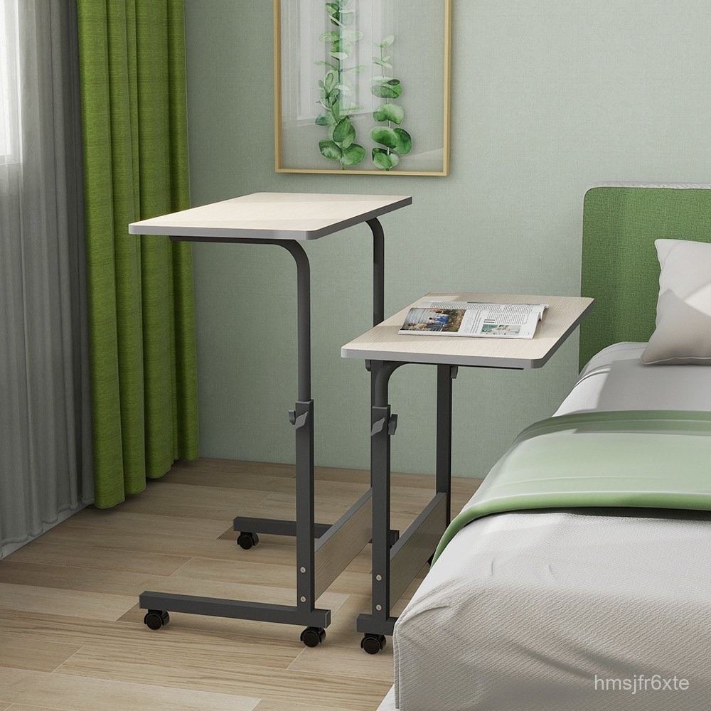 Add-on deal/Moving Wheels Simple Computer Bedside Table Adjustable ...