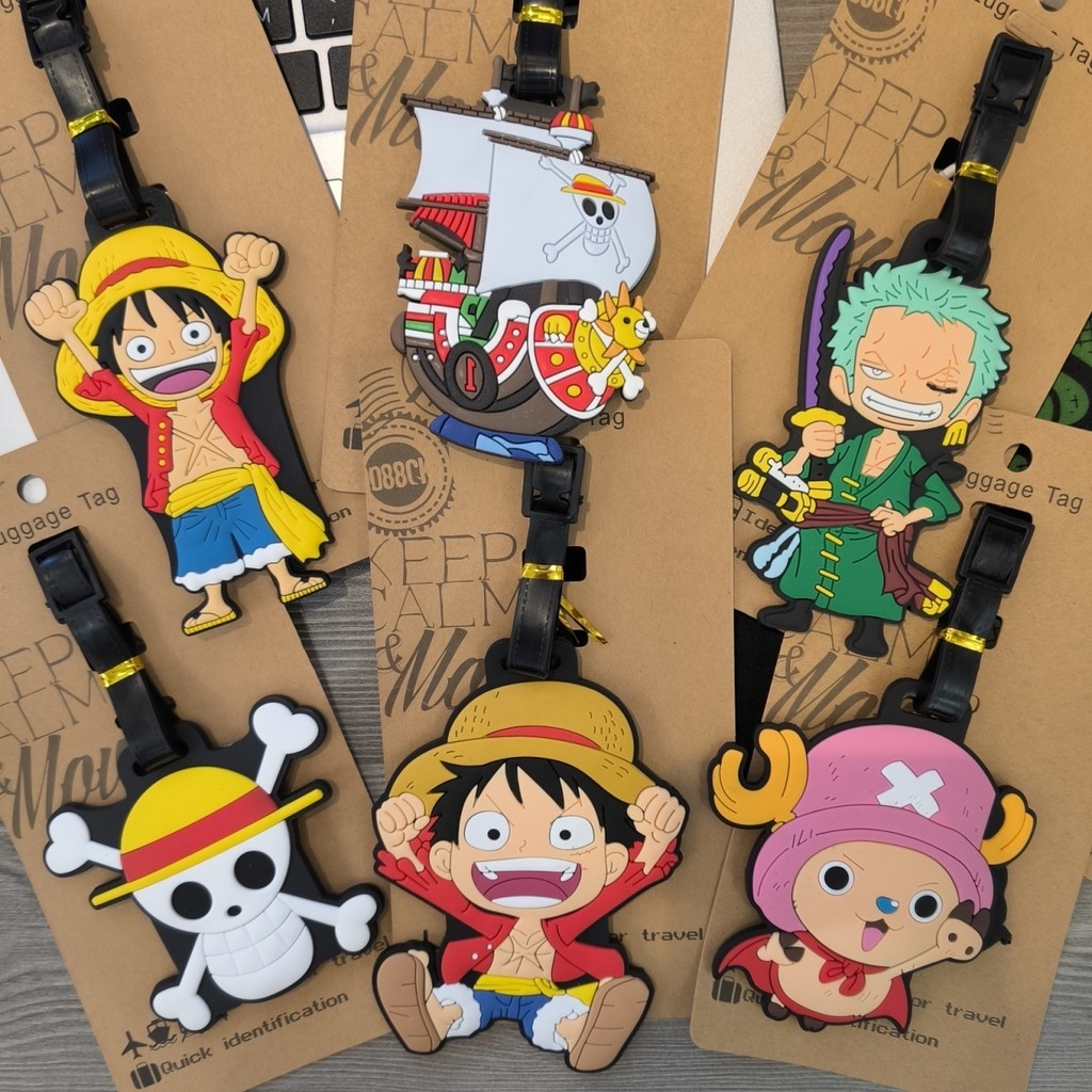 Travel Must-Have One Piece Luffy Zoro Luggage Tag Boarding Pass Luggage ...