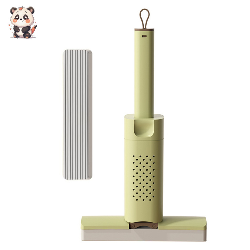 Self Squeezing Mini Mop, 2024 Update Portable Hand Washable Squeeze Mop, Floor Wiper with Wring ...