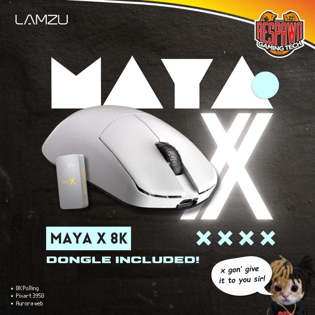 Lamzu Maya X 8K Wireless Gaming Mouse | Shopee Singapore