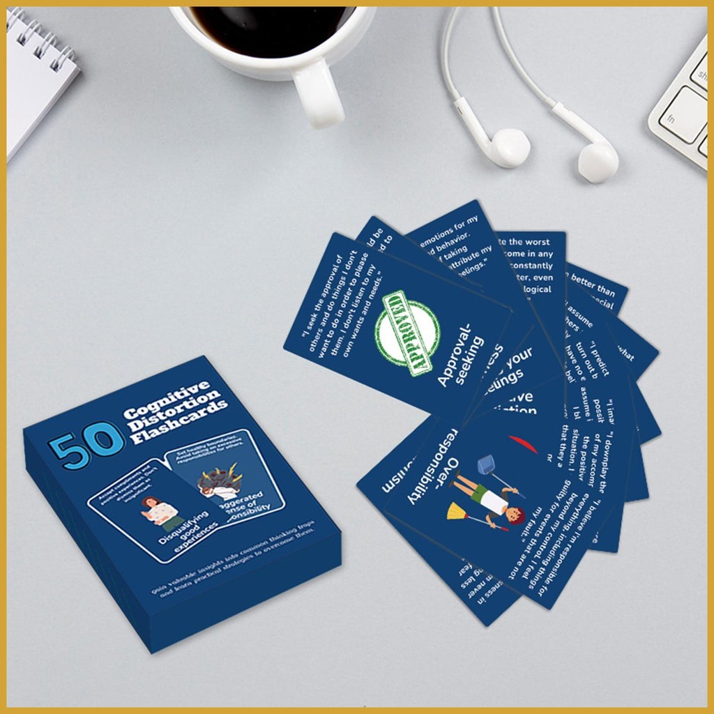 DBT Flashcard Dialectical Behavior Coping Skills Cards 50-Sheet ...