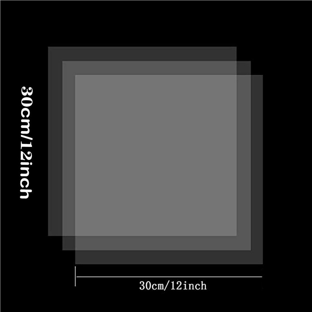 15 Pieces 6 mil Blank Stencil Sheets, 12 x 12 Inch Clear Blank Material ...