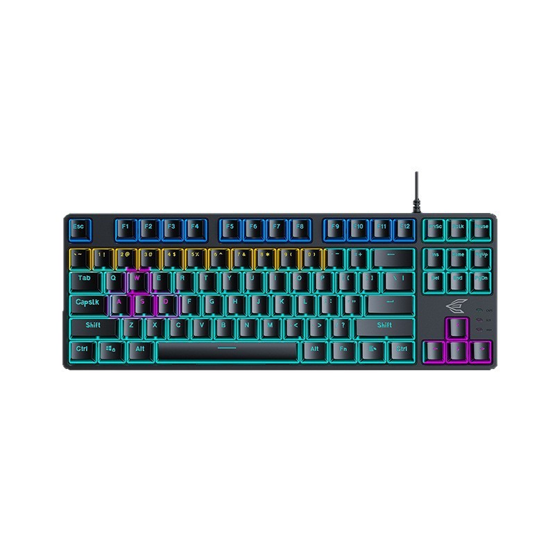 Power E Family Mechanical Keyboard K200 Wired USB87-Key Luminous ...