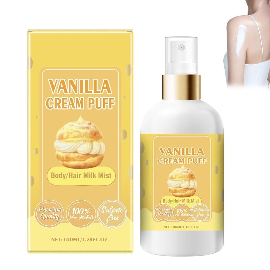 2025 New Vanilla and Cream Duo Body Mist, Sweet Body Milk Mist ...