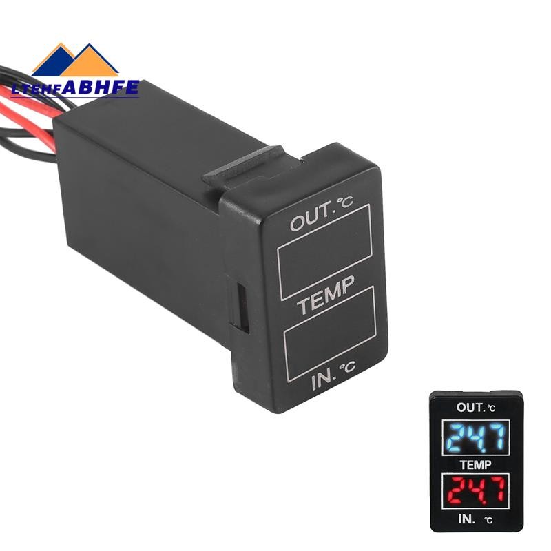 Car Interior and Exterior Temperature Display Dual Temperature Sensor ...