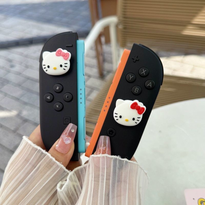 Cute Hello Kitty For Switch 2 Joy Con Controller Grip Button Caps Dpad ...