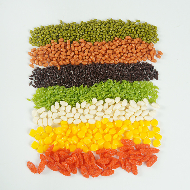 33 Shapes Artificial Grains Models Fake Red Beans, Mung Beans, Corn ...