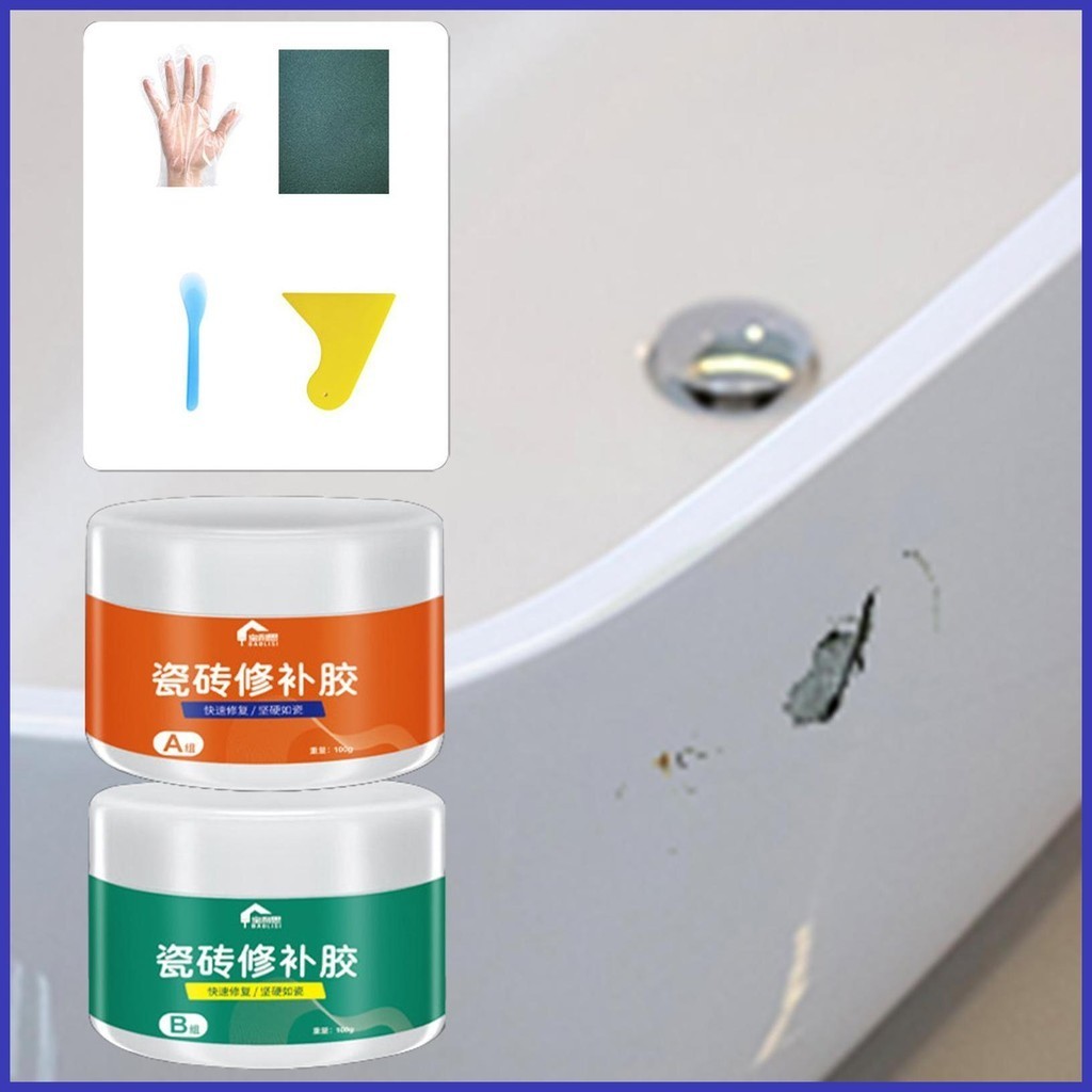 Bathtub Chip Fix Kit Sink Ceramic Crack Repair Set Bathtub Ceramic ...