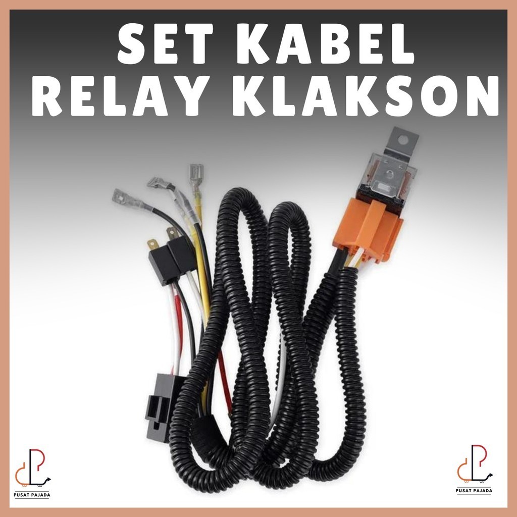 Horn Relay Cable Set Not BOSCH Snail Horn Relay Cable + Transparent ...