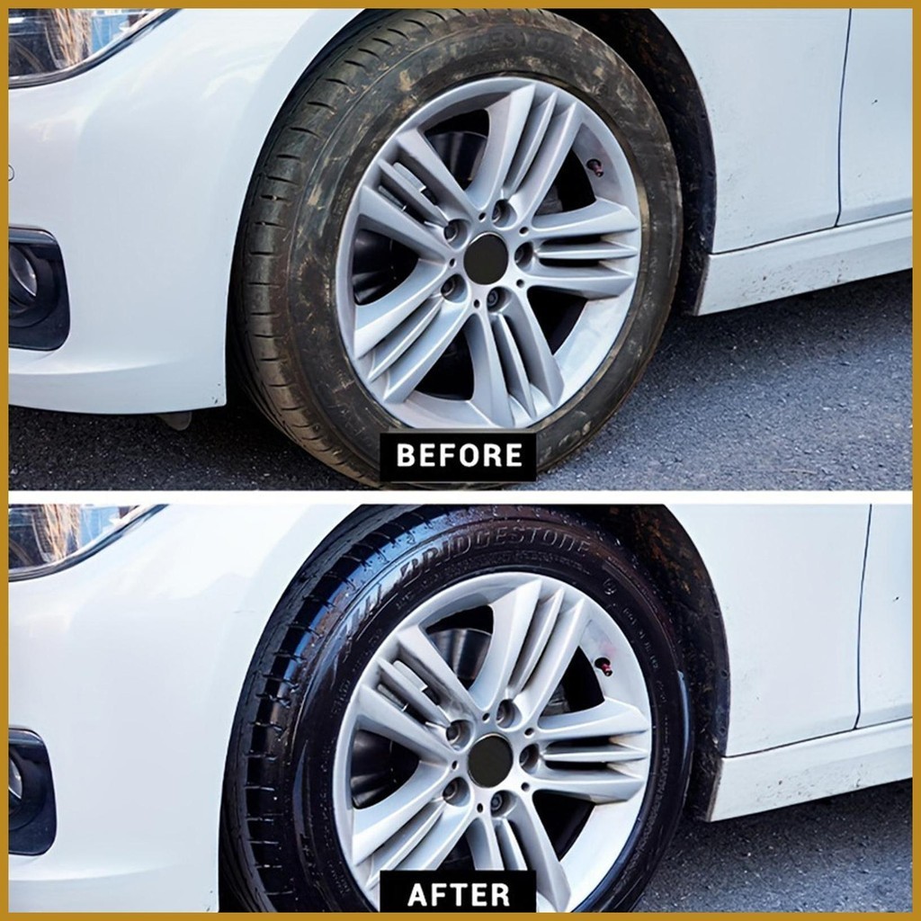 Tire Wheel Cleaner Vehicle Wheels Cleaner Cream 120g Tire Cleaning ...