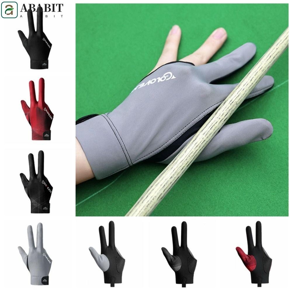 ABABIT Full Finger Billiard Pool Gloves, Polyester Full Finger Style 3 ...