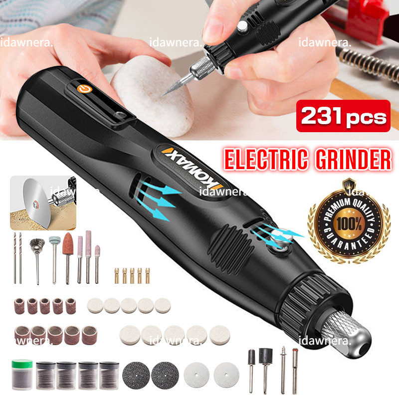 25/231PCS Grinder Engrave Tool Mini Engraving Polishing Drill Electric ...