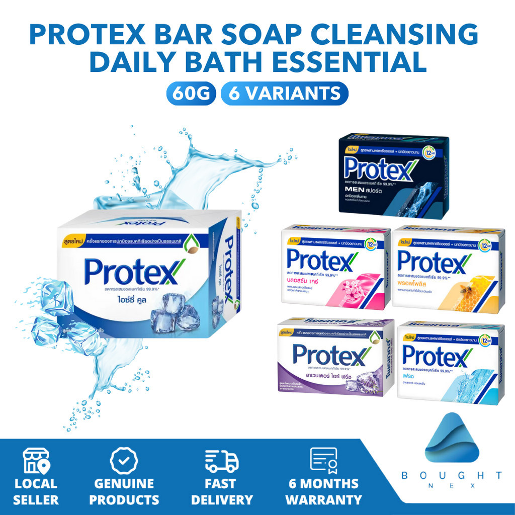 Protex Bar Soap 60g Fresh Icy Cool Lavender Icy Cool Soothing ...